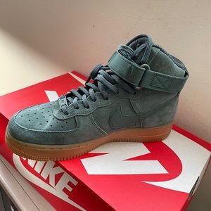 Shoes | Nike Air Force 1 Hi Se In Dark Green | Poshmark